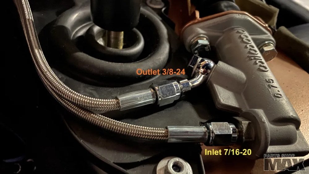 PSM C5 Corvette BASE Inline Hand Brake Lines and Fittings set w/ ABS d ...