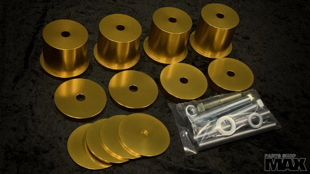 PSM E36 SubFrame Riser solid bushing replacement set – Racer Products