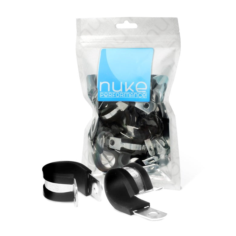 Nuke Stainless Steel AN12 P-Clamp for PTFE fuel hose 10pcs (Order in ...