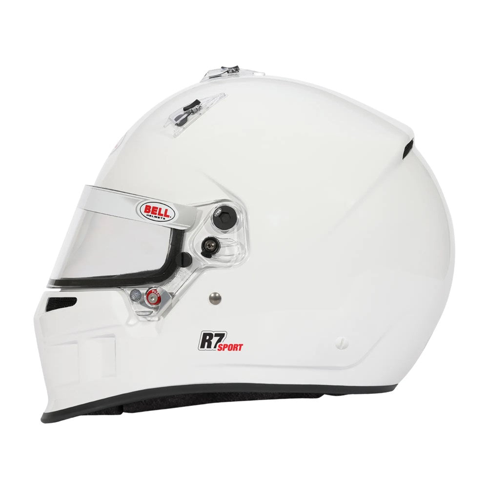 Bell Helmet R7 Sport White FIA8859-2024 (no hans) – Racer Products